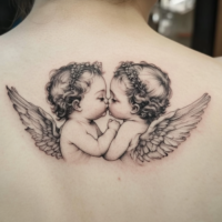 11 Angel Tattoo Ideas for Twin Flames - Twin Flames Universe